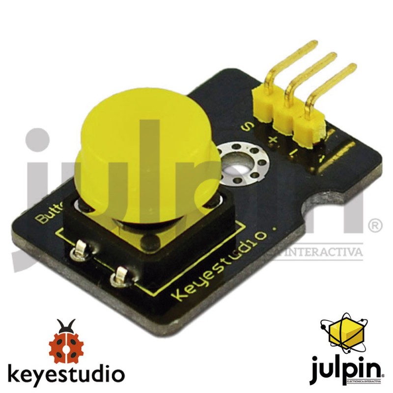 Módulo Botón Pulsador Digital Para Arduino Julpin Electrónica
