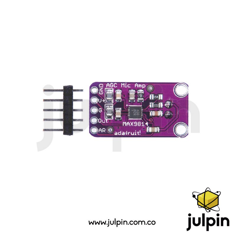 Amplificador de micrófono MAX9814 AGC