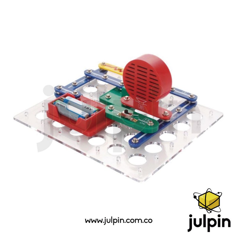 Kit educativo básico con 50 experimentos de electrónica