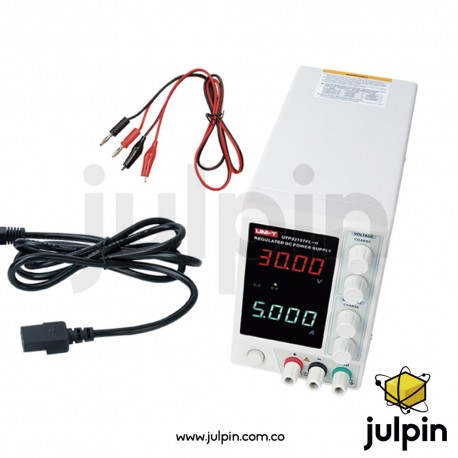 Fuente regulada sencilla de 30V y 5A