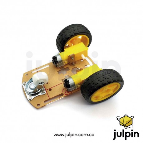 Mini chasis 2WD en acrílico con accesorios