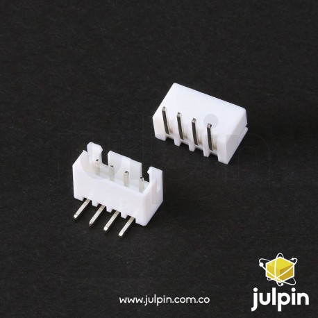 Conector XH2.54mm de 2 pines en forma de L