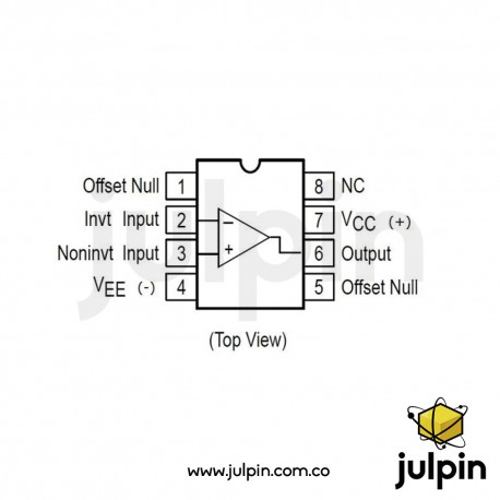 TL081CP Amplificador operacional