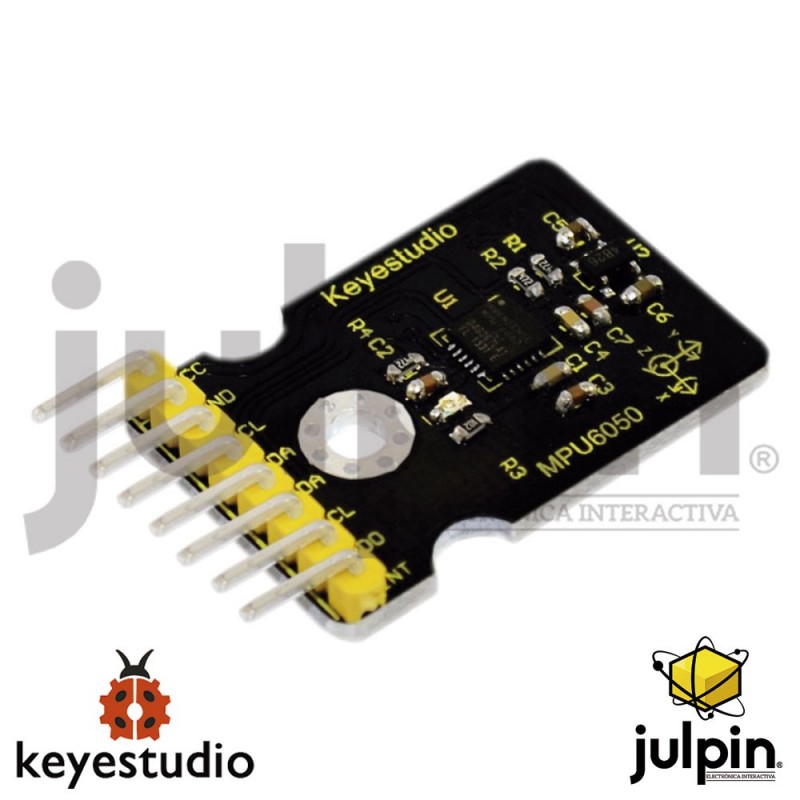 Módulo de giroscopio MPU6050 y acelerómetro