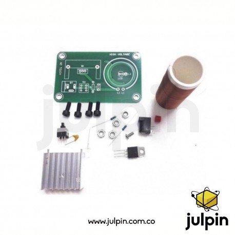 Kit Mini bobina de Tesla para armar.