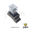 (110VAC) Relé industrial MY4NJ de 14 pines + base