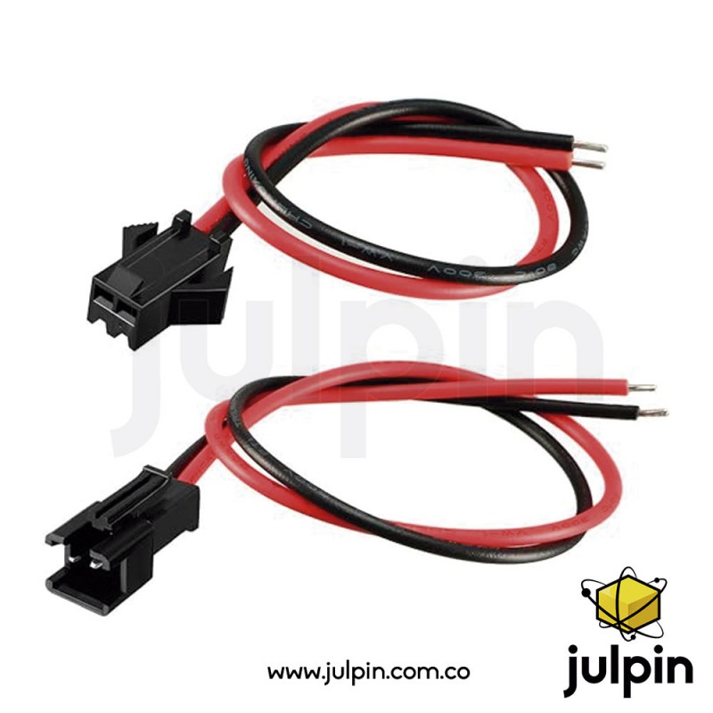 Kit de conector macho-hembra de 2 pines