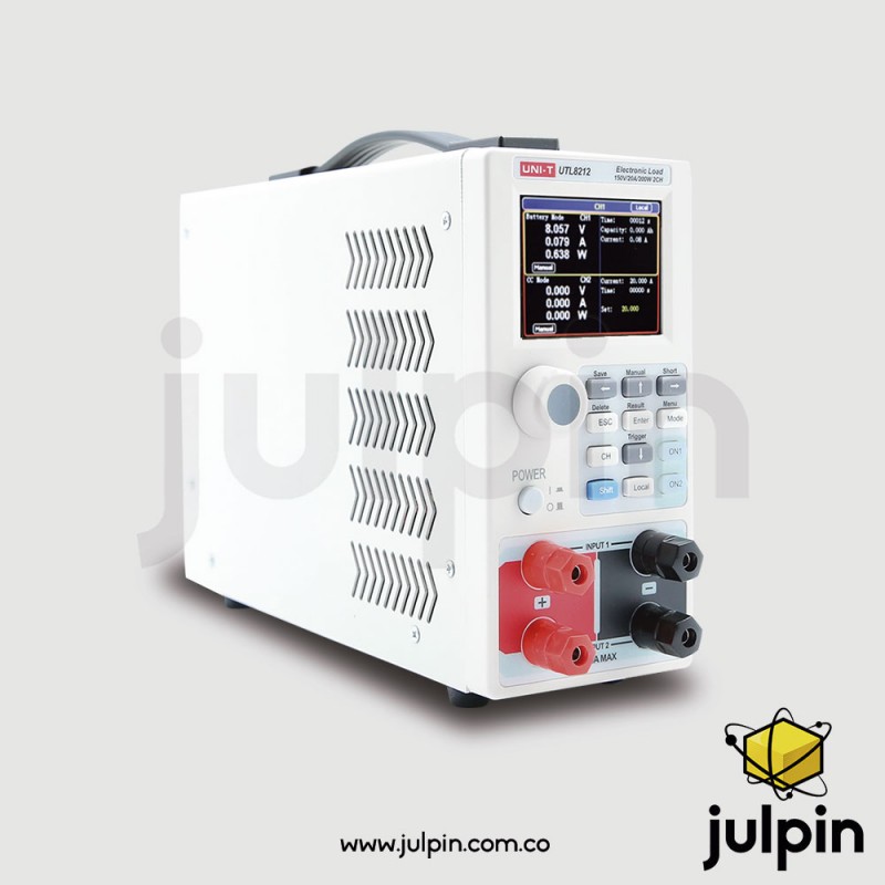 Fuente de carga programble de 2 canales. UTL8212