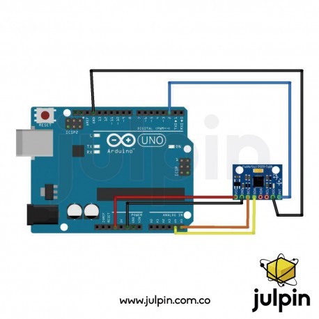 Acelerómetro y giroscopio MPU6050