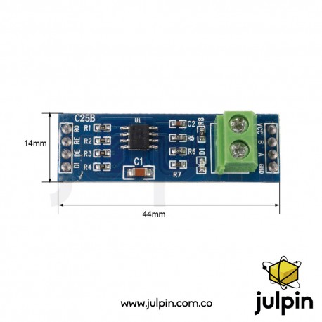 Módulo convertidor MAX485, de TTL a RS-485