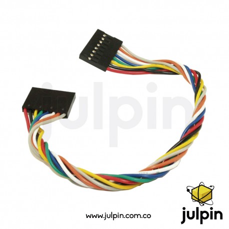 Cable conector de 8 pines hembra