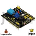Shield o Escudo multi-proposito V1 con varios sensores para arduino