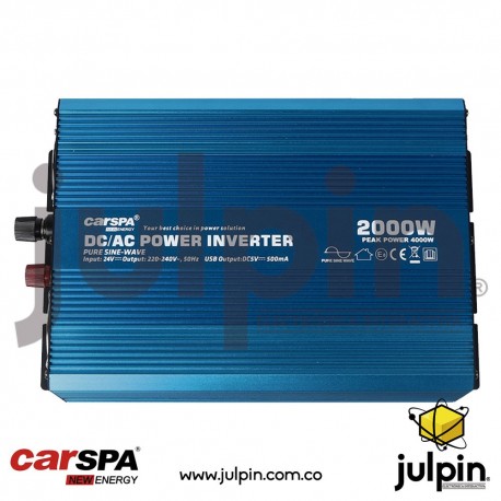 inversor de corriente de onda pura 2000w