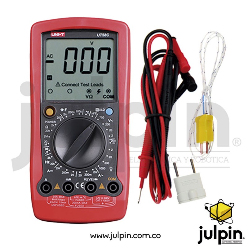 Multímetro digital UT58C