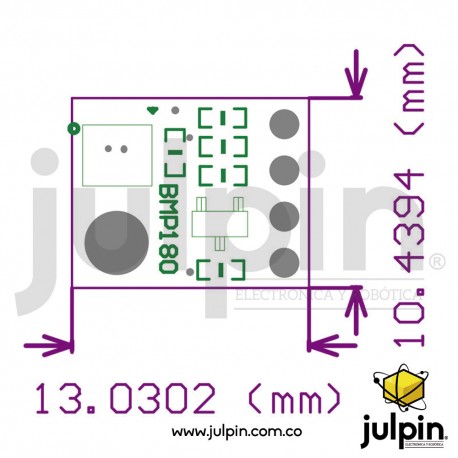 Sensor de presión barométrica BPM180