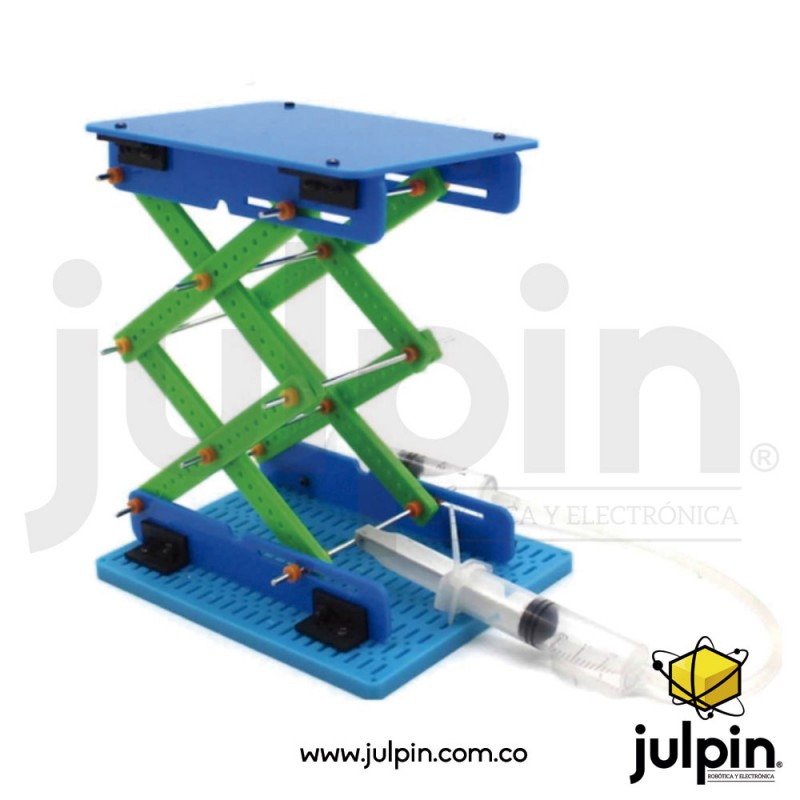 Plataforma elevadora hidráulica de control manual
