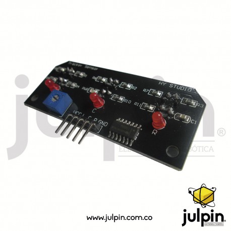 Seguidor infrarrojo de línea de 3 canales