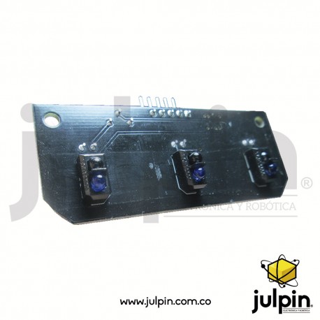 Seguidor infrarrojo de línea de 3 canales