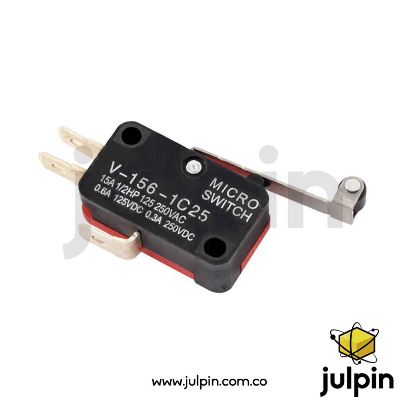 Interruptor final de carrera con rodillo