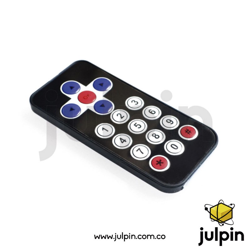 Control remoto + receptor infrarrojo