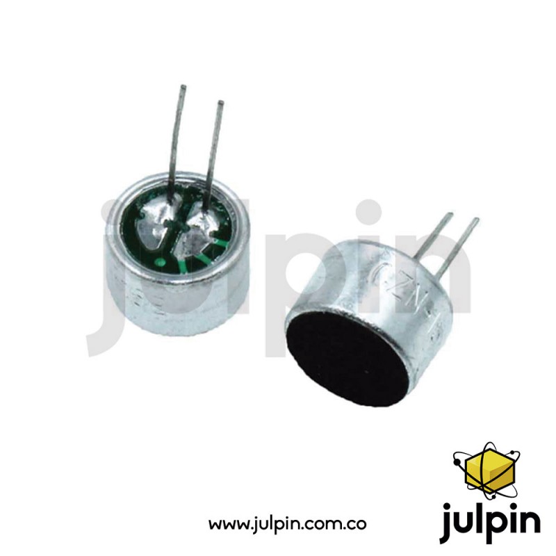 Micrófono electret con pines