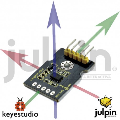 Módulo de aceleración ADXL345 de tres ejes para ARDUINO
