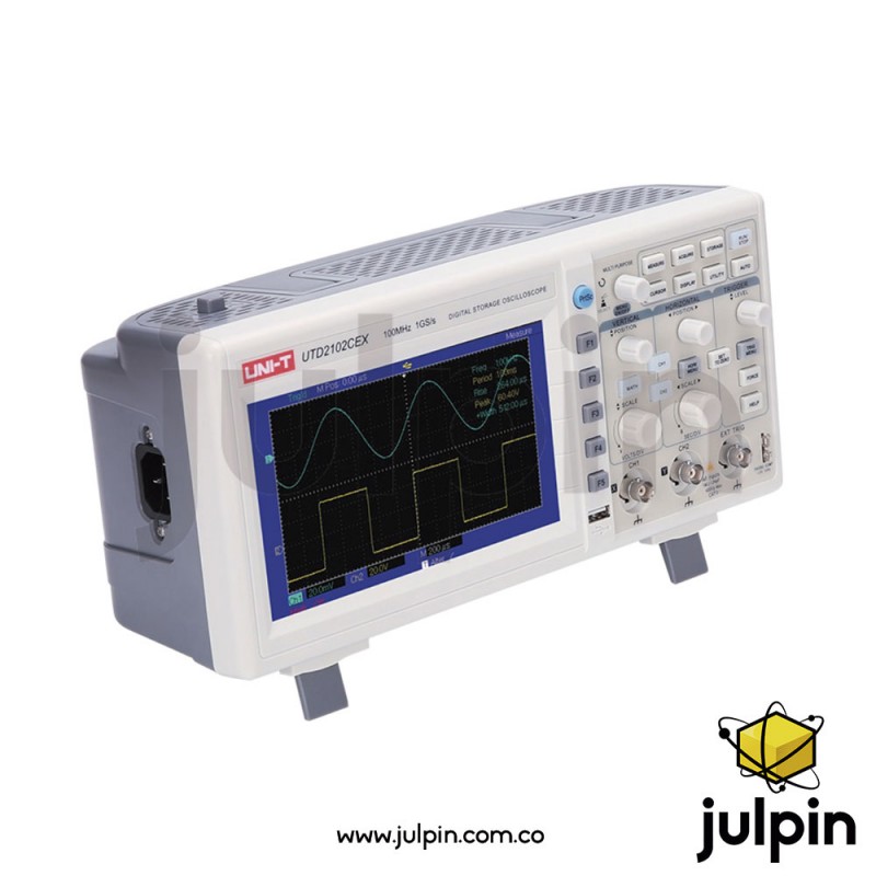 Osciloscopio de 100Mhz y 2 canales. UTD2102CEX